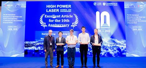 CLF Vulcan and Target Fabrication Receive HPLSE "Excellent Article" Awards